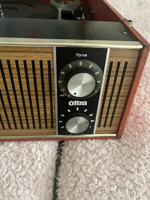 RETRO RED &ULTRA 6044" VINTAGE RECORD PLAYER - 1968/69 £30.00 - PicClick UK