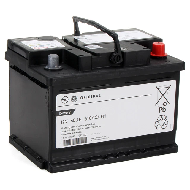 ORIGINAL GM OPEL Autobatterie Starterbatterie 12V 75Ah 700/720 CCA EN ...