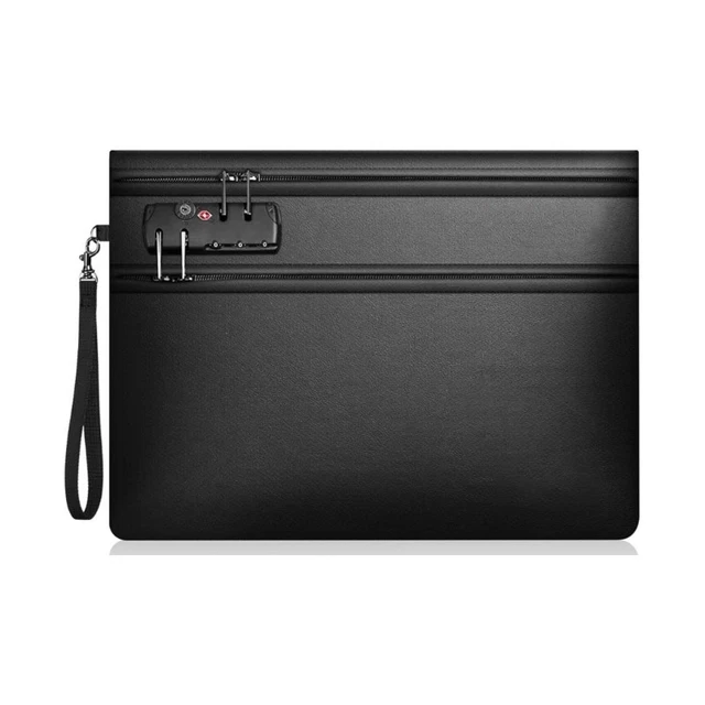 SECURE FLAME IMMUNE File Bag with Passcode Hook Double Slide ...
