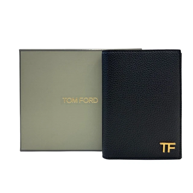TOM FORD LOGO Grained Leather Passport Holder YT274 149665611 $955.53 ...
