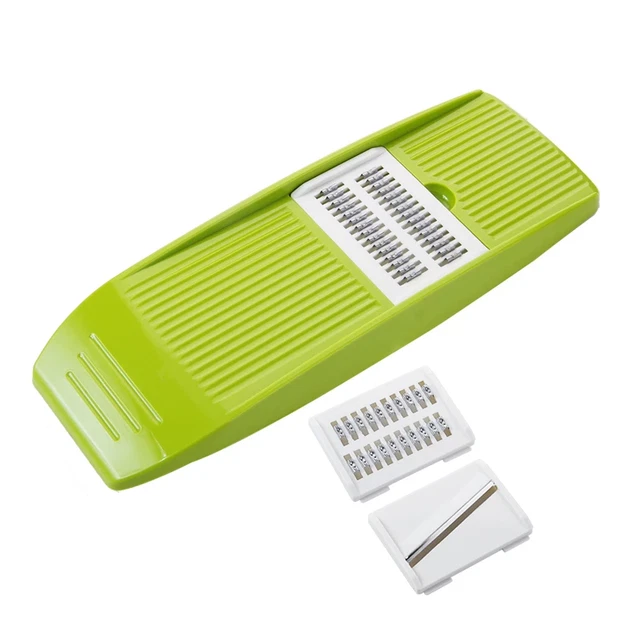 MANDOLINE SLICER STAINLESS Steel Vegetable Slicer with 3 Blades Slicer ...