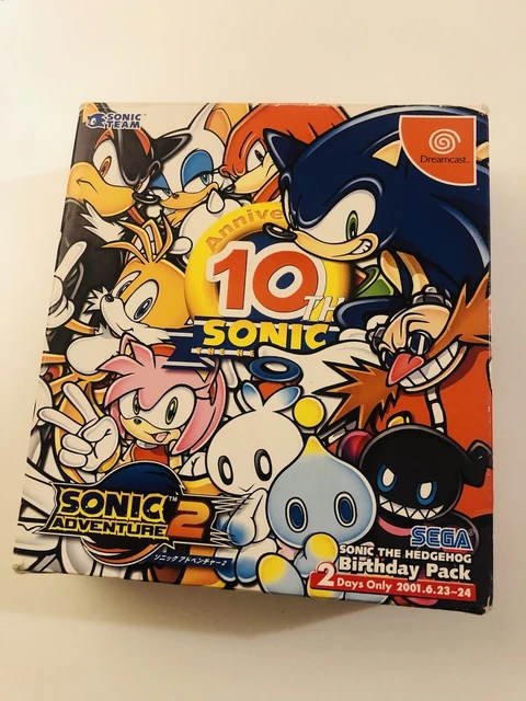 SONIC THE HEDGEHOG Sonic Adventure 2 Dreamcast Japan Birthday Box Set £ ...