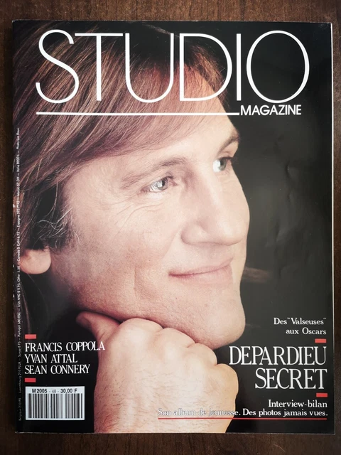 STUDIO MAGAZINE 1991 Gérard Depardieu - Coppola - Yvan Attal - Sean ...