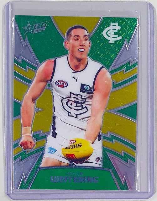 AFL SELECT FOOTY Stars 2024 Luminous Thunderbolt Green & Gold Kmart Weitering $11.00 - PicClick AU