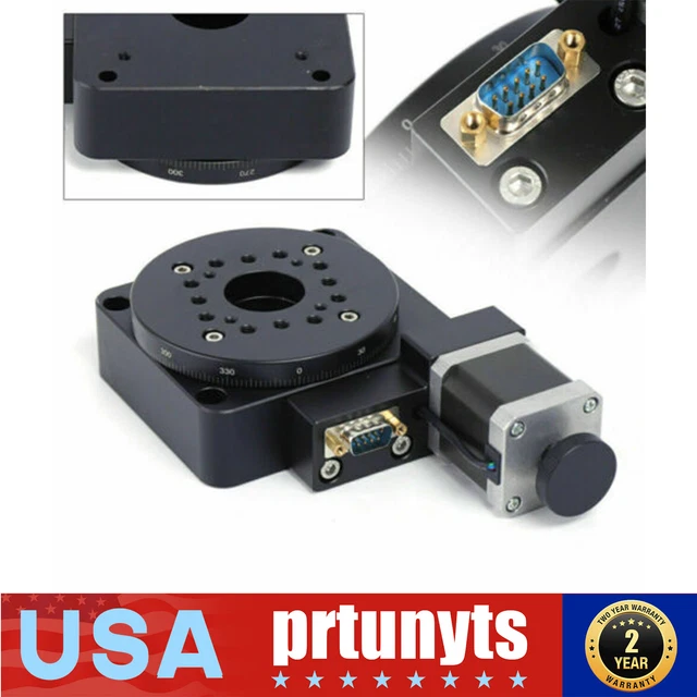 HEAVY DUTY MOTORIZED Rotation Stage Electric Precision Optical Rotating ...