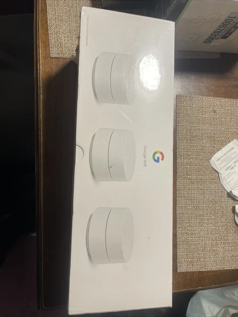 GOOGLE WIFI MESH Router (AC1200) 3 pack White - Brand New $100.00 ...