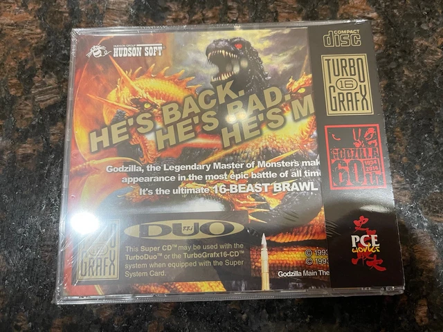 PCE WORKS GODZILLA PC Engine Turbo DUO Grafx Super CD Rom in U.S. EUR ...
