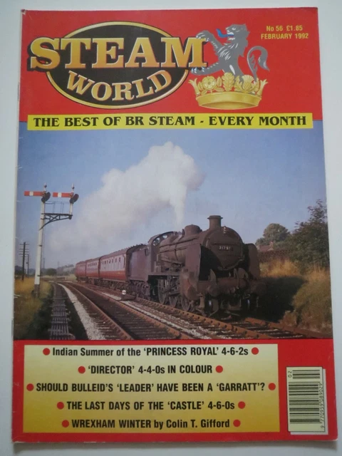 BACK ISSUE: STEAM World magazine: No 056: 1992: February: EMAP. £1.42 ...