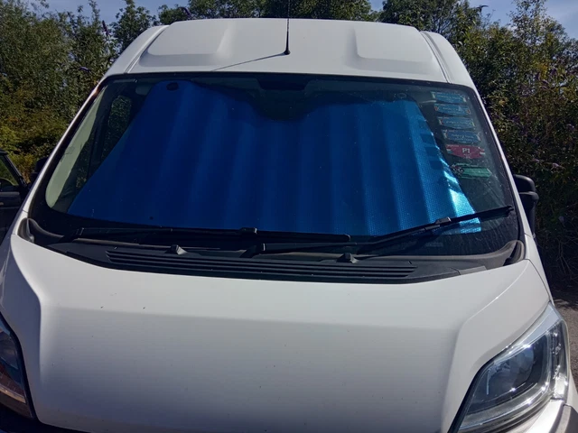 MOTORHOME CAMPER MINIBUS van large windscreen sunshade reflective ...