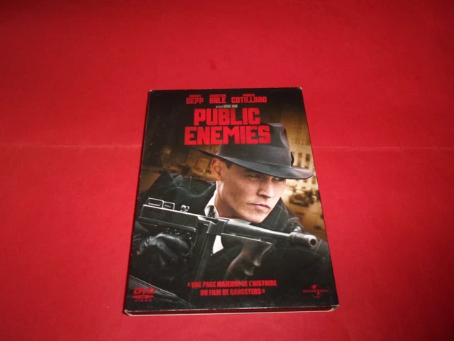DVD,&PUBLICS ENEMIES&,JOHNNY DEPP,CHRISTIAN bale,marion cotillard ...