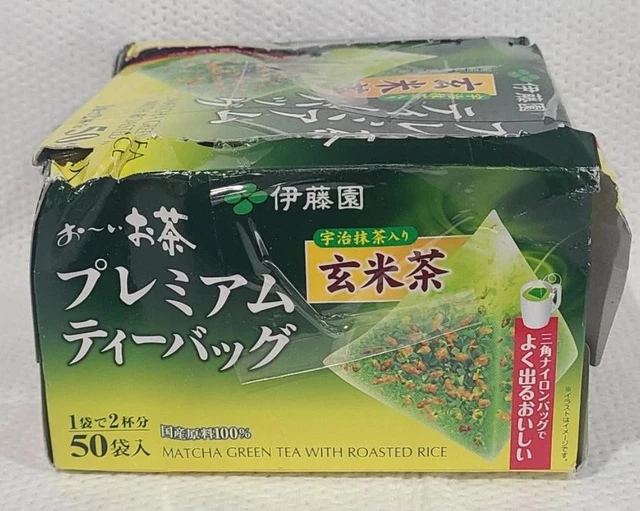 ITOEN GENMAICHA (BROWN Rice Tea) Matcha Blend Premium Bag 2.3g 50pk BB ...