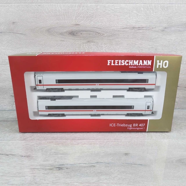 FLEISCHMANN 448181 - H0 - ICE Triebwagen BR 407 2 teilig unbenutzt OVP ...