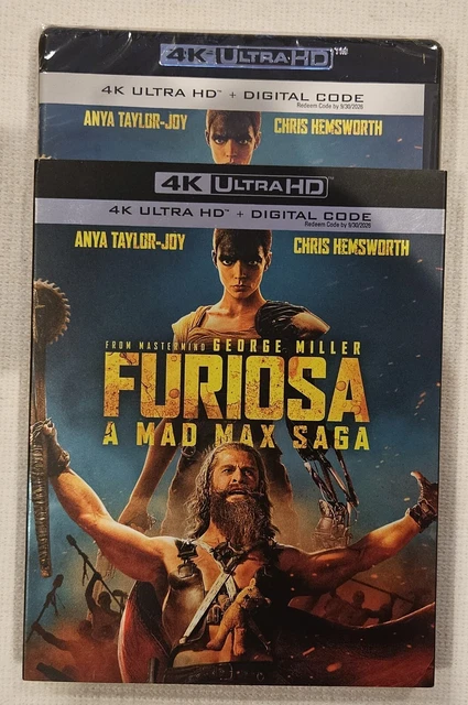 FURIOSA A MAD Max Saga 4K UHD + Digital Code W/Slipcover Sealed $13.51 ...