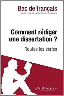 COMMENT RÉDIGER UNE dissertation? (Fiche de cours): Méthod... | Livre | état bon EUR 8,99 ...
