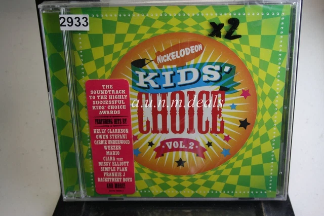 NICKELODEON KIDS CHOICE Vol. 2 - Various Artists ,2006 , Music CD (NEW ...