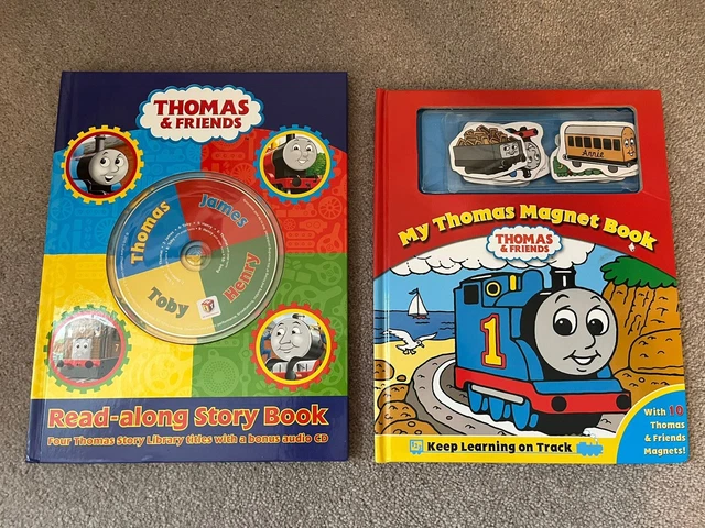 THOMAS & FRIENDS Magnet Book & Read Along Story & CD Bundle Thomas Tank ...