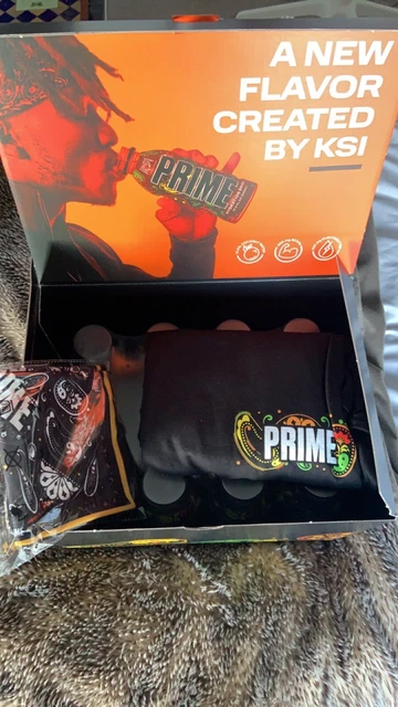 PRIME HYDRATION X KSI Bundle Limited Edition - LARGE T-Shirt And 12 ...