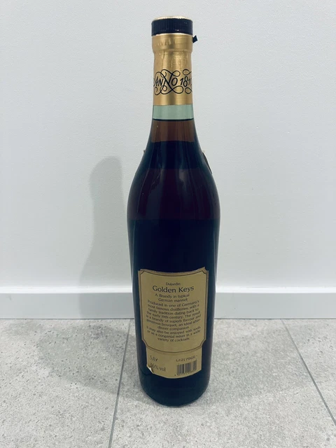 DUJARDIN GOLDEN KEYS Weinbrand Brandy 36% Alkohol Deutschland 3 Liter ...