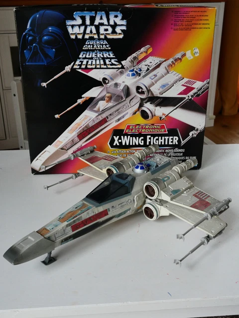 1995 STAR WARS X-Wing Fighter POTF Luke Skywalker Vintage Kenner Hasbro ...