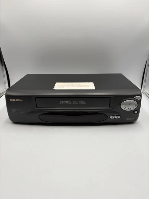 BUSH VCR905 BLACK PAL VHS Video Player Cassette Recorder - TESTED ...