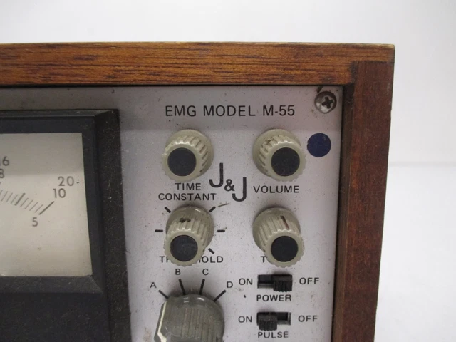 VTG J&J EMG Model M-55 Microvolts RMS Meter Bio-Medical Instrument Tool ...