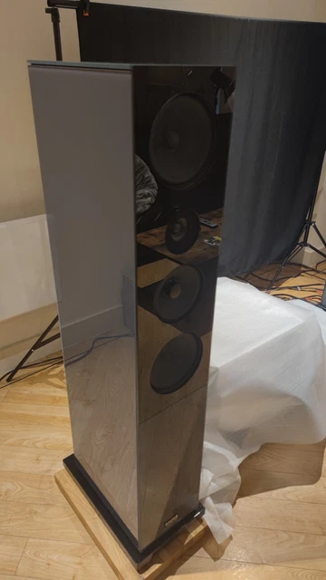 AUDIO PHYSIC CLASSIC 35 speakers Anthracite Glass mint condition ...