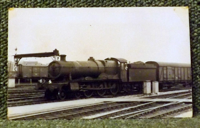 STEAM TRAIN 5964 Wolseley Hall at Bristol Temple Meads, Real Photo ...