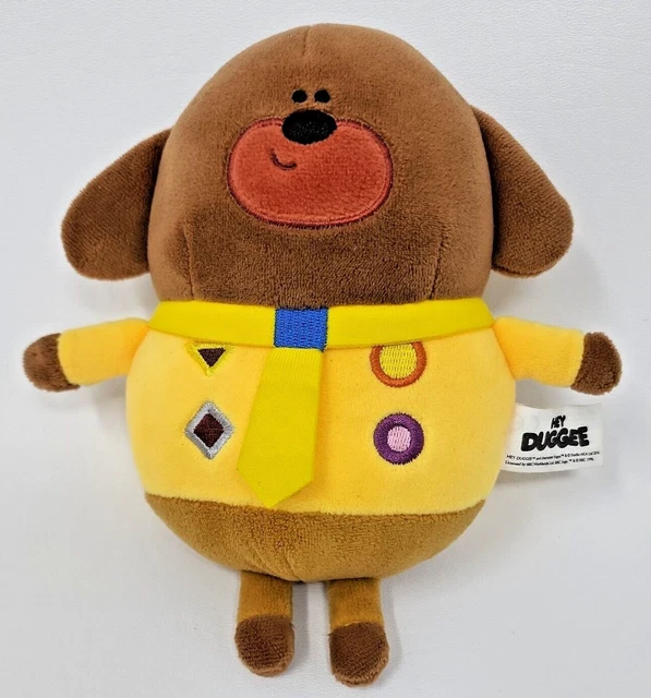 BBC NICK JR Hey Duggee Plush Soft Embroidered Brown Dog Puppy 8" Toy ...