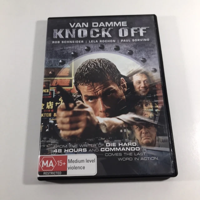 KNOCK OFF DVD Region 4 PAL Jean-Claude Van Damme Rob Schneider Paul ...