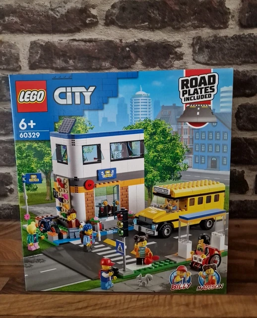LEGO 60329 - City School Day with Road Plates - Retired set Brand New ...