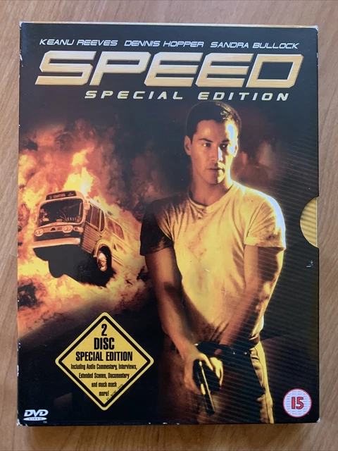 SPEED 1994 DVD Special Edition Keanu Reeves, Dennis Hopper, Sandra ...