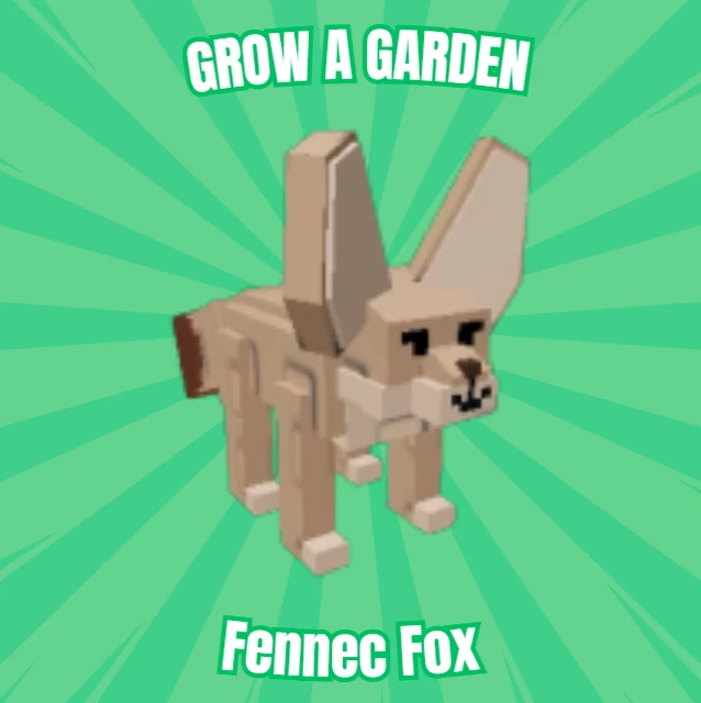 GROW A GARDEN 🐾| GAG | Fennec Fox | CHEAPEST PRICE EUR 11,99 - PicClick DE