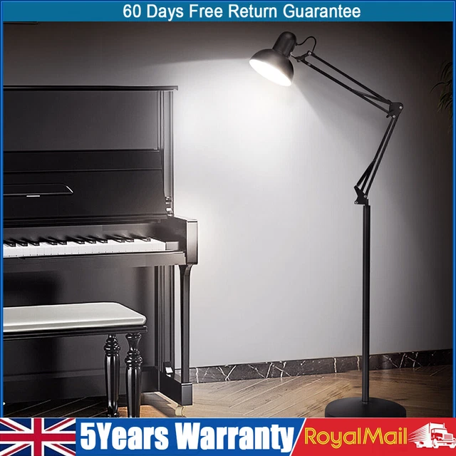 TALL SPOTLIGHT FLOOR Lamp Standard Free Standing Living Room Home Light ...