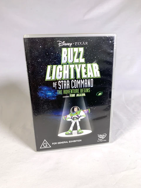BUZZ LIGHTYEAR OF Star Command DVD 2001 Region 4 Tim Allen Disney Pixar ...