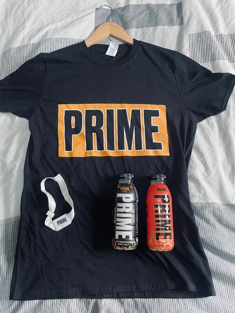 PRIME HYDRATION DRINK Limited Edition The Prime Card T-Shirt & Wrist ...