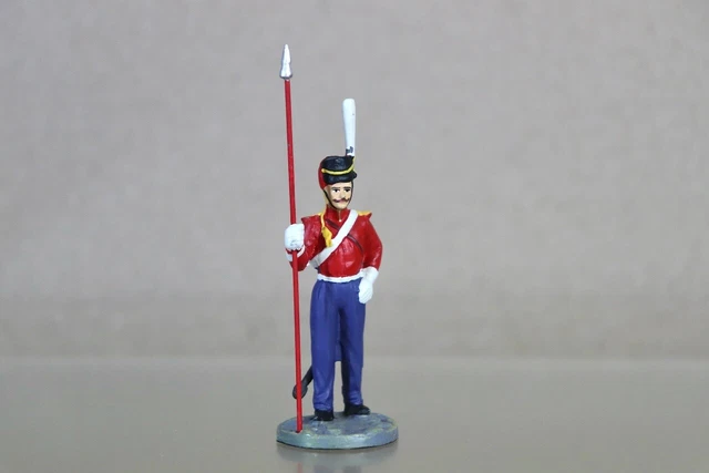 NIENA ST PÉTERSBOURG Napoléonienne Russe Cossack Officier Avec Pique ...