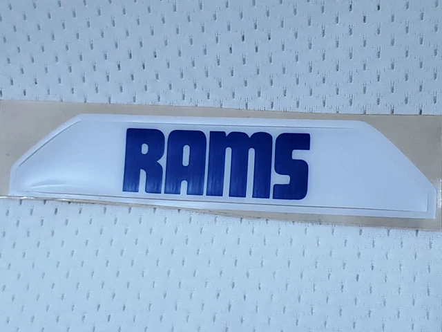 THROWBACK LOS ANGELES RAMS Helmet Rear Bumper Decal 3M 20MIL $7.00 ...