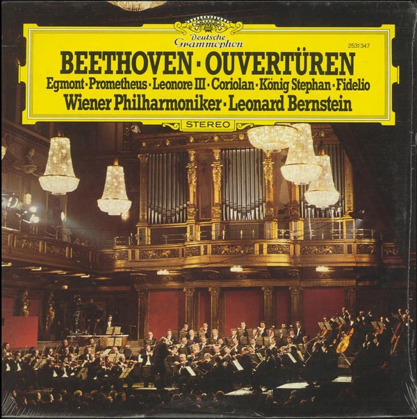 LUDWIG VAN BEETHOVEN, Orchestre philharmonique de Vienne, Leonard Bernstein - Ouvertures E ...