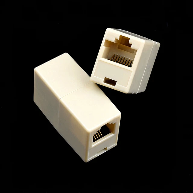 ETHERNET LAN NETWORK Broadband Coupler Connector Adapter Splitter RJ45 ...