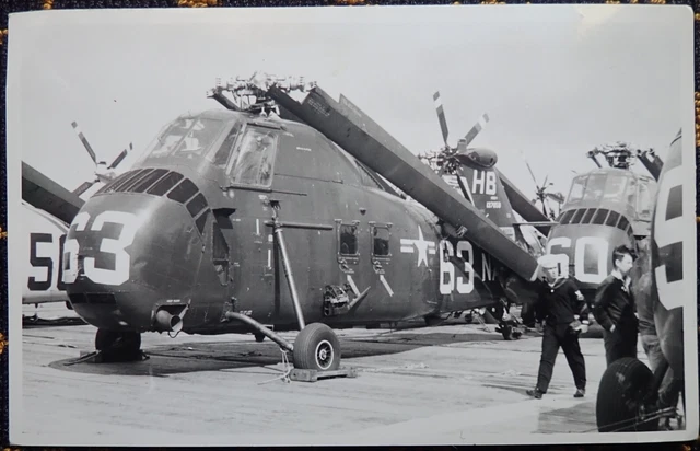 U.S. NAVY~SIKORSKY HSS-1 "Seabat"~Uss Lake Champlain~Serial N° 137858 ...