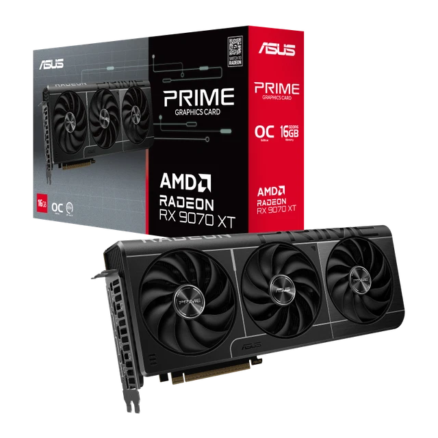 ASUS PRIME RADEON RX 9070 XT 16GB GDDR6 OC Graphics card EUR 979,99 ...