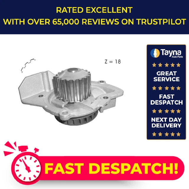 WATER PUMP FITS PEUGEOT RCZ 2.0D 10 to 15 Coolant 1201K2 120321 ...