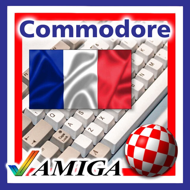 TASTO TASTIERA AZERTY Layout Francese Commodore Amiga A600 + Stantuffo ...