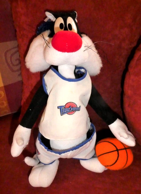 STOFFTIER FIGUR WARNER Bros. Sylvester Cat Space Jam - ca. 30 cm - 1996 ...