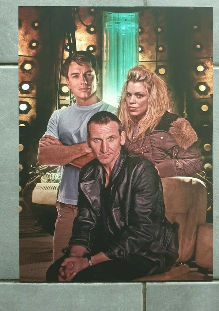 DOCTOR WHO A3 poster ninth dr in tardis EUR 14,30 - PicClick DE