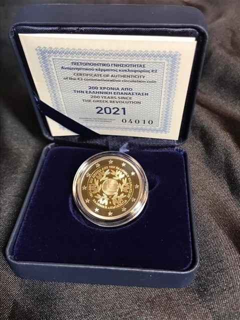 GRIECHENLAND 2 EURO PP/Proof 2021 200 Jahre Griechische Revolution ... GRIECHENLAND 2 EURO PP/Proof 2021 200 Jahre Griechische Revolution ...