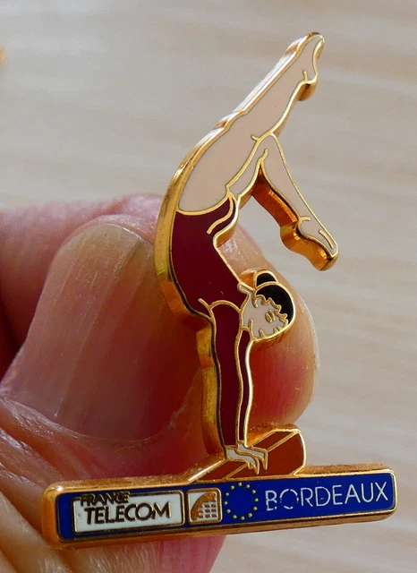 RARE PIN'S GYMNASTIQUE Poutre France Telecom Arthus Bertrand EUR 9,99 ...