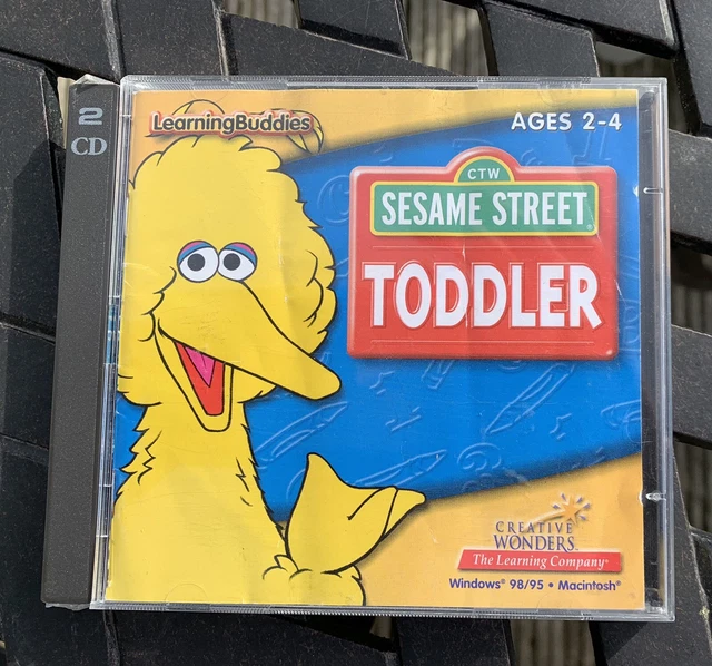SESAME STREET TODDLER Learning buddies PC CD Rom £5.92 - PicClick UK