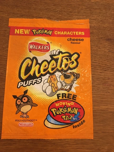 WALKERS CRISP PACKET Cheetos Pokemon Tazo Hoothoot £16.92 - PicClick UK
