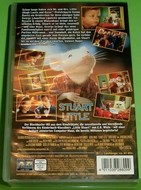 1999 STUART LITTLE (VHS Video Cassette) | Rob Minkoff | Geena Davis ...